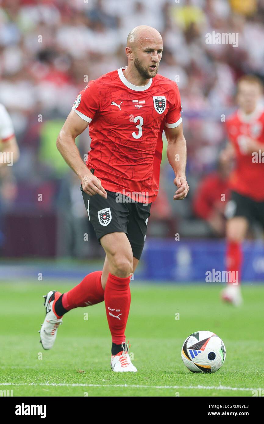 Berlin, Germany. 21st June, 2024. Gernot Trauner of Austria in action ...