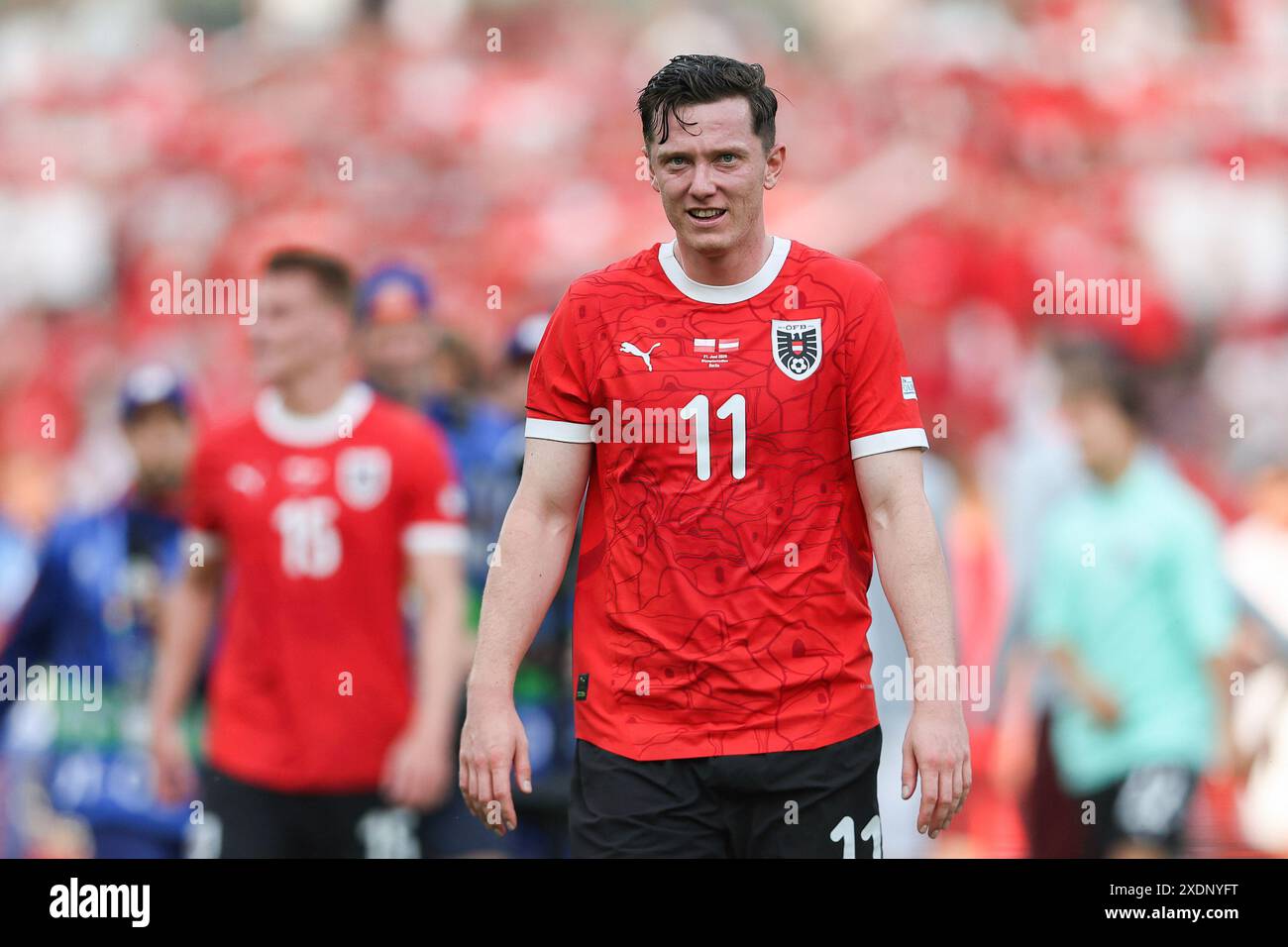 Berlin, Germany. 21st June, 2024. Michael Gregoritsch of Austria seen ...