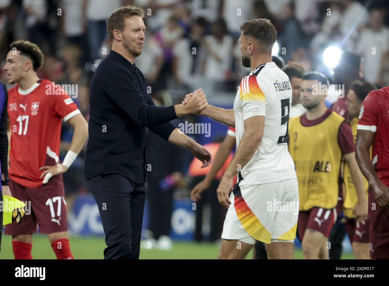 Coach of Germany Julian Nagelsmann, Niclas Fullkrug of Germany ...
