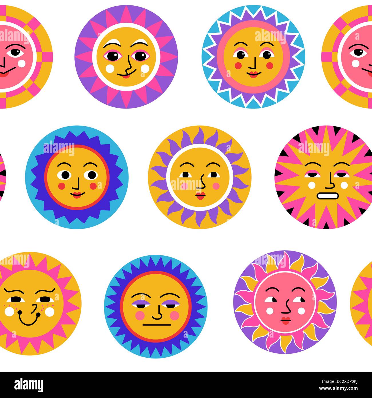 Children white faces Stock Vector Images - Alamy