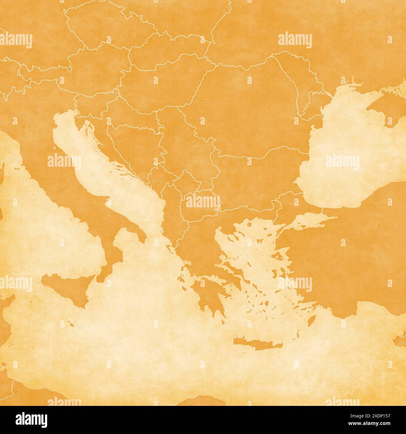 Map of the balkans hi-res stock photography and images - Alamy
