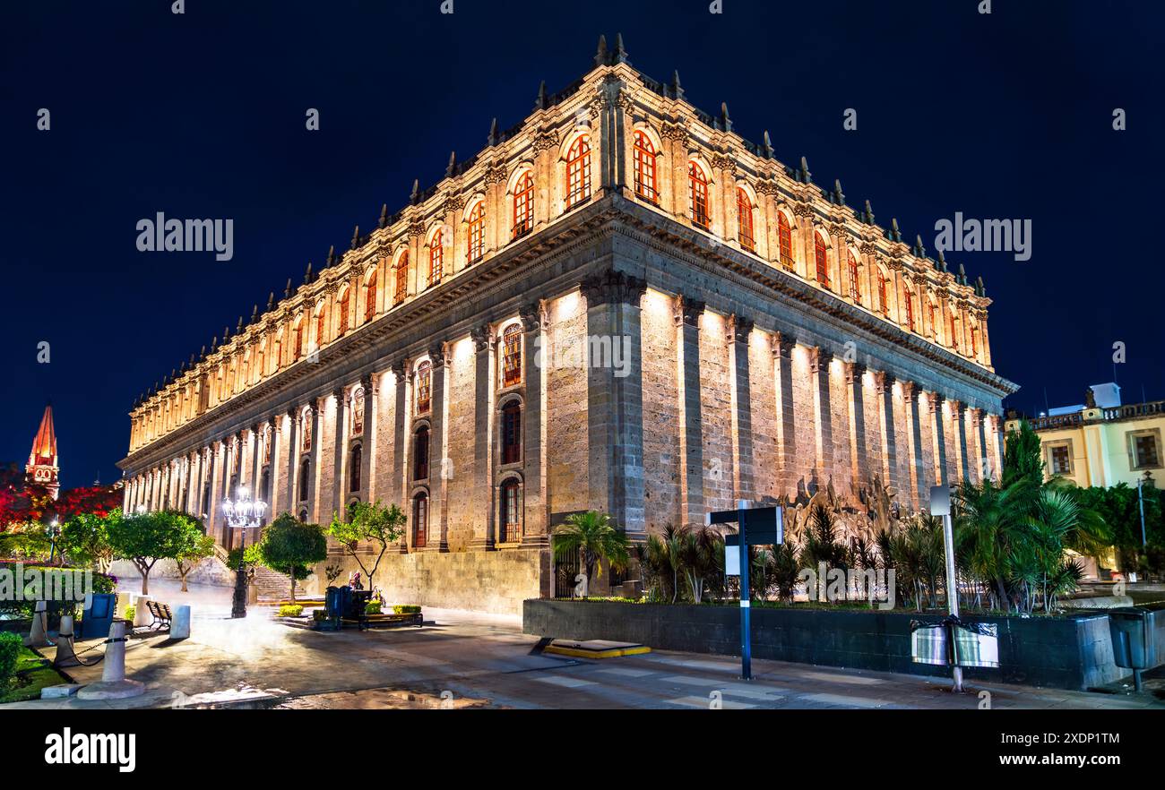 Teatro Degollado, a neoclassical Mexican theater in Guadalajara, Mexico ...
