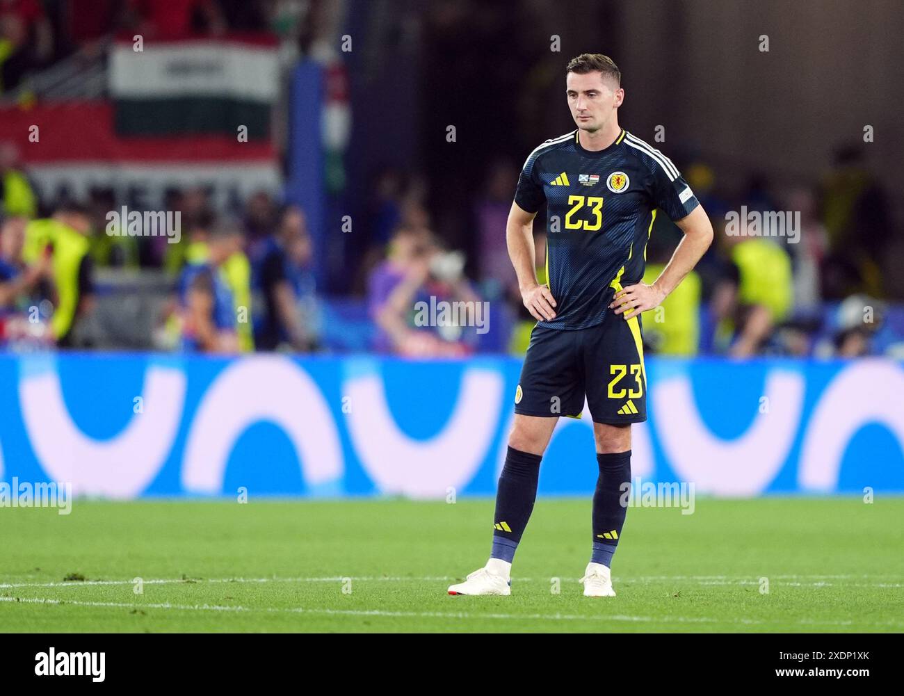 Scotland's Kenny McLean stands dejected following the UEFA Euro 2024 ...