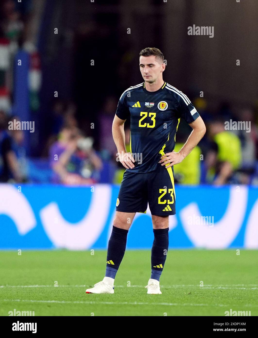 Scotland's Kenny McLean stands dejected following the UEFA Euro 2024 ...