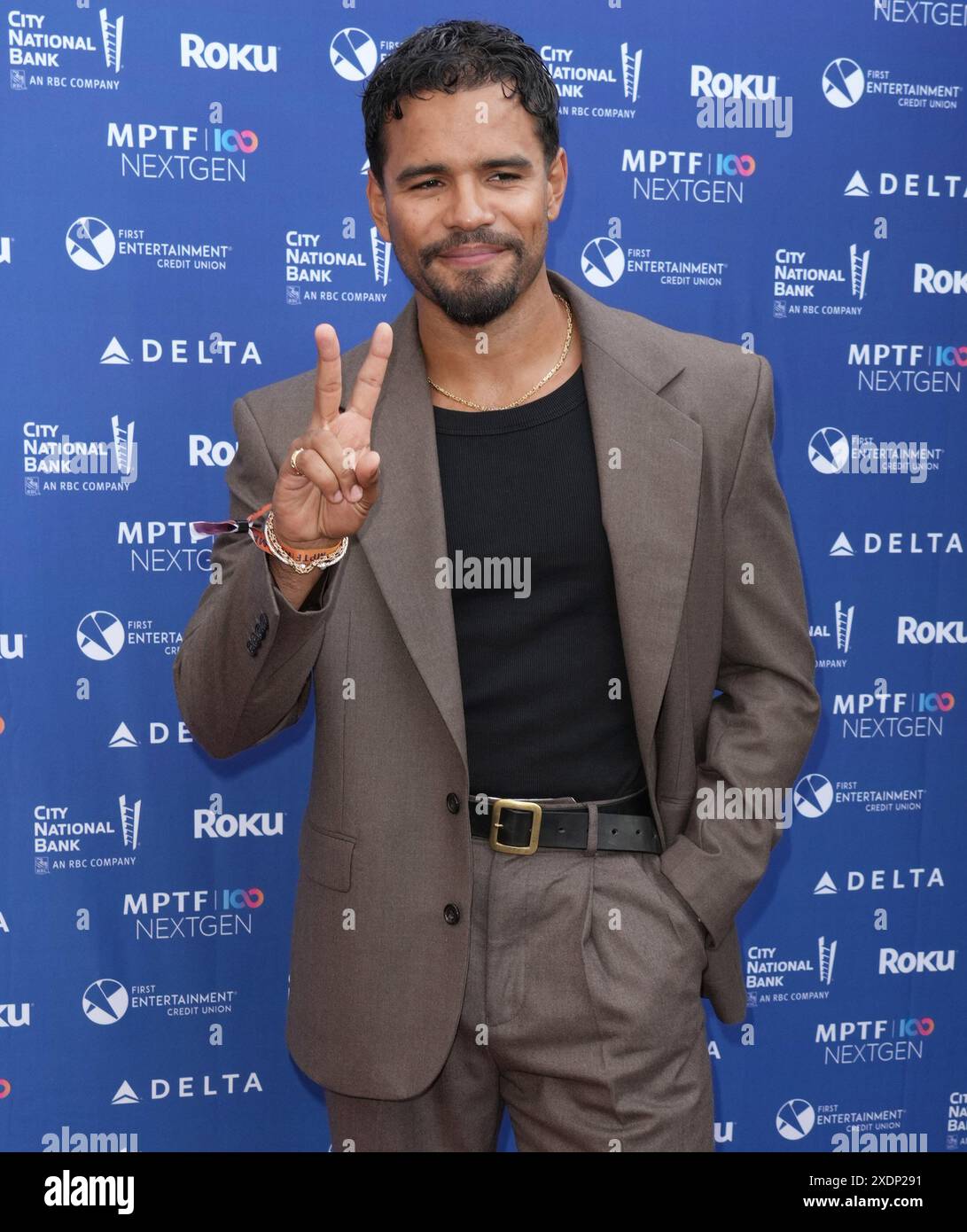 Jacob Scipio arrives at the MPTF NextGen Summer Party held at Neuehouse ...