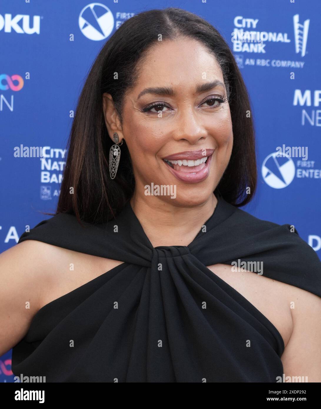 Gina Torres arrives at the MPTF NextGen Summer Party held at Neuehouse ...
