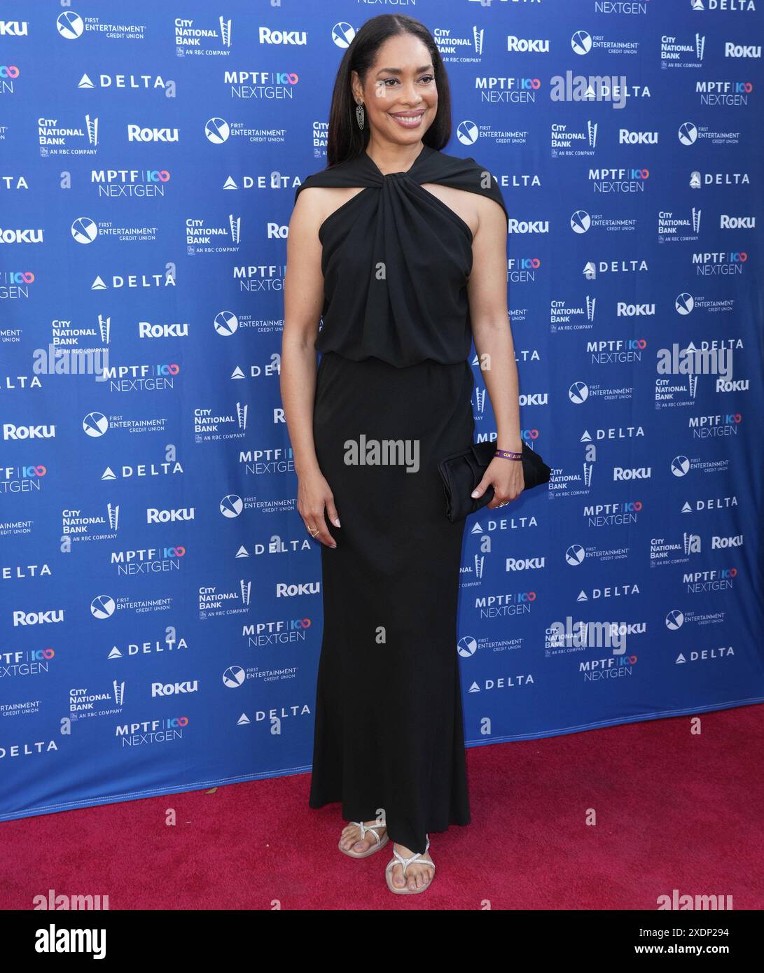 Gina Torres arrives at the MPTF NextGen Summer Party held at Neuehouse ...