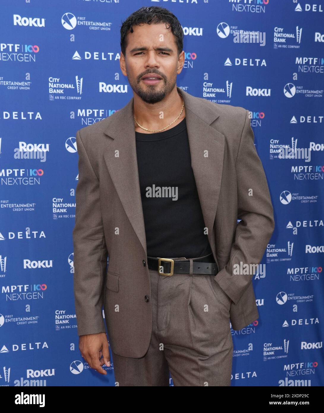 Jacob Scipio arrives at the MPTF NextGen Summer Party held at Neuehouse ...