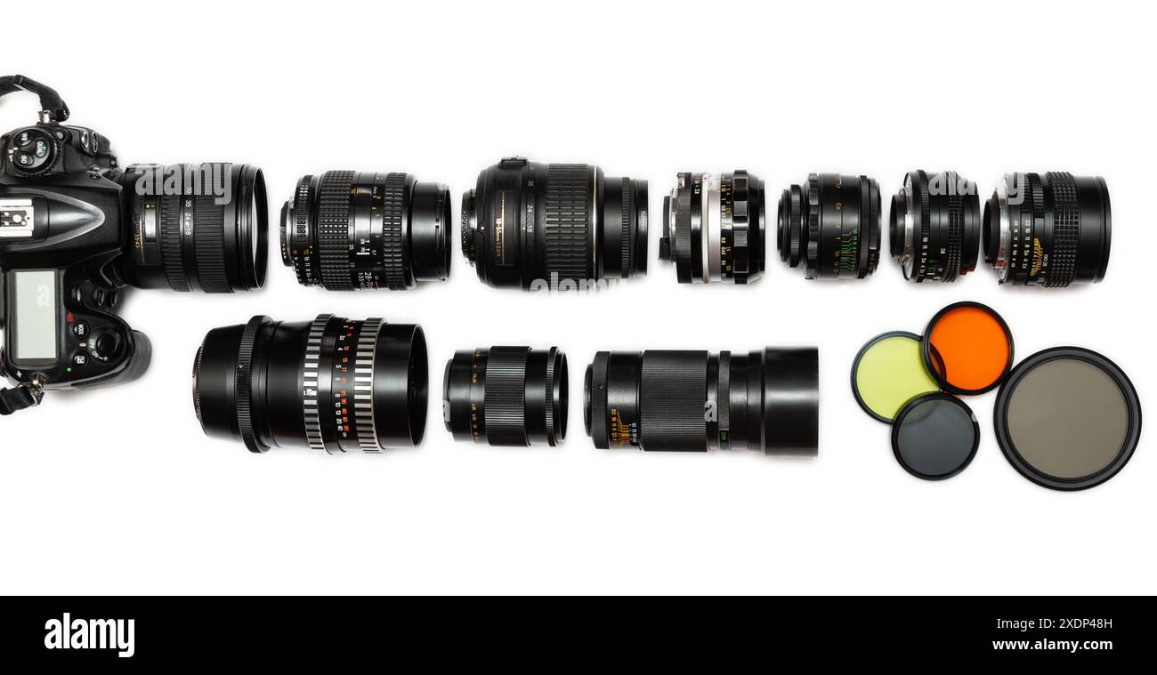 Diverse group camera lenses hi-res stock photography and images - Alamy