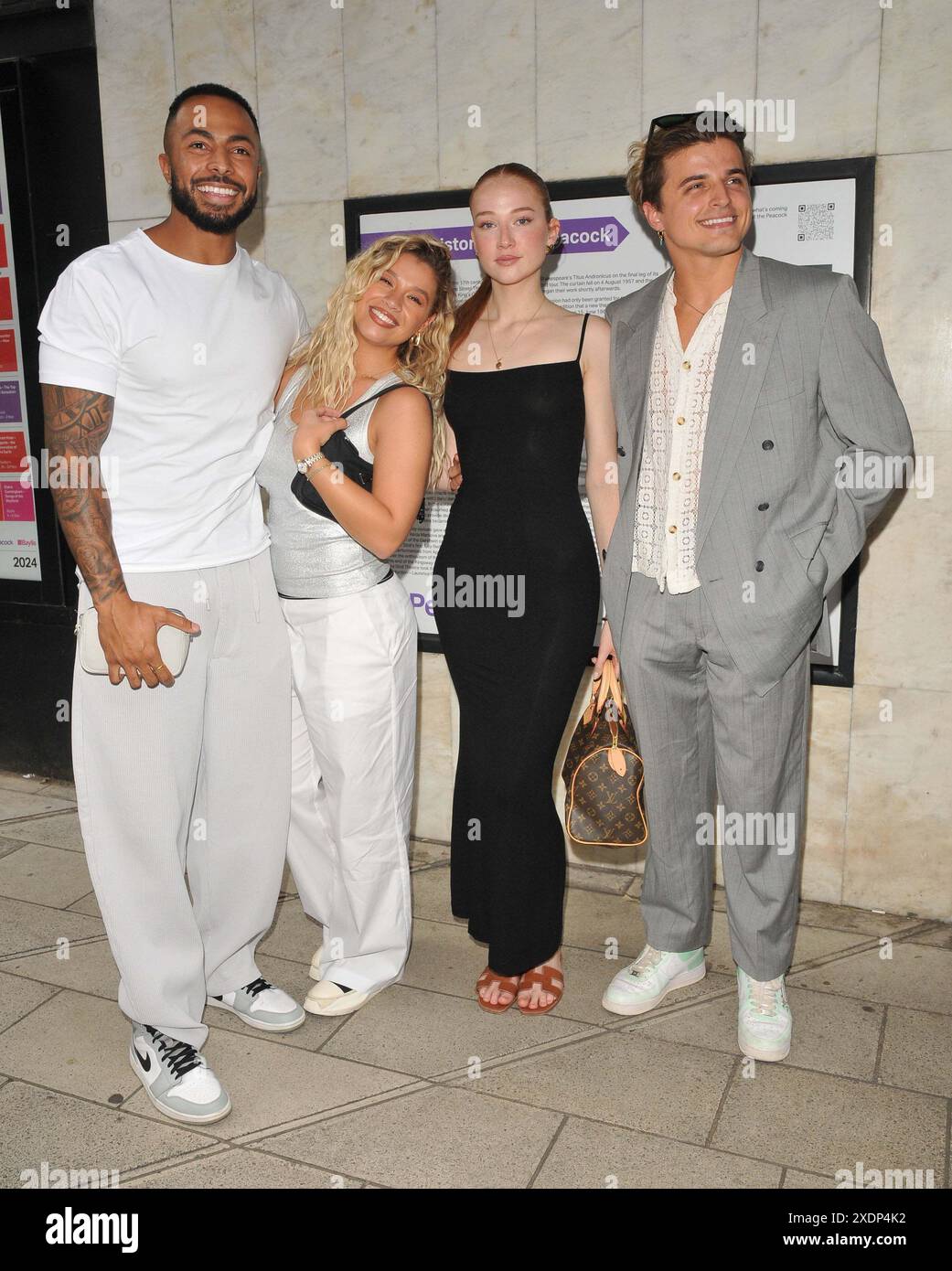 (l to r) Tyler West, Molly Rainford, Lauren Jaine and Nikita Kuzmin at ...