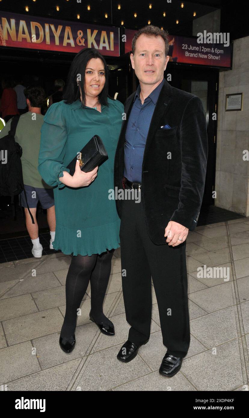 London, UK. 23rd June, 2024. Dr Jasmin Duran and Nick Moran at the ...