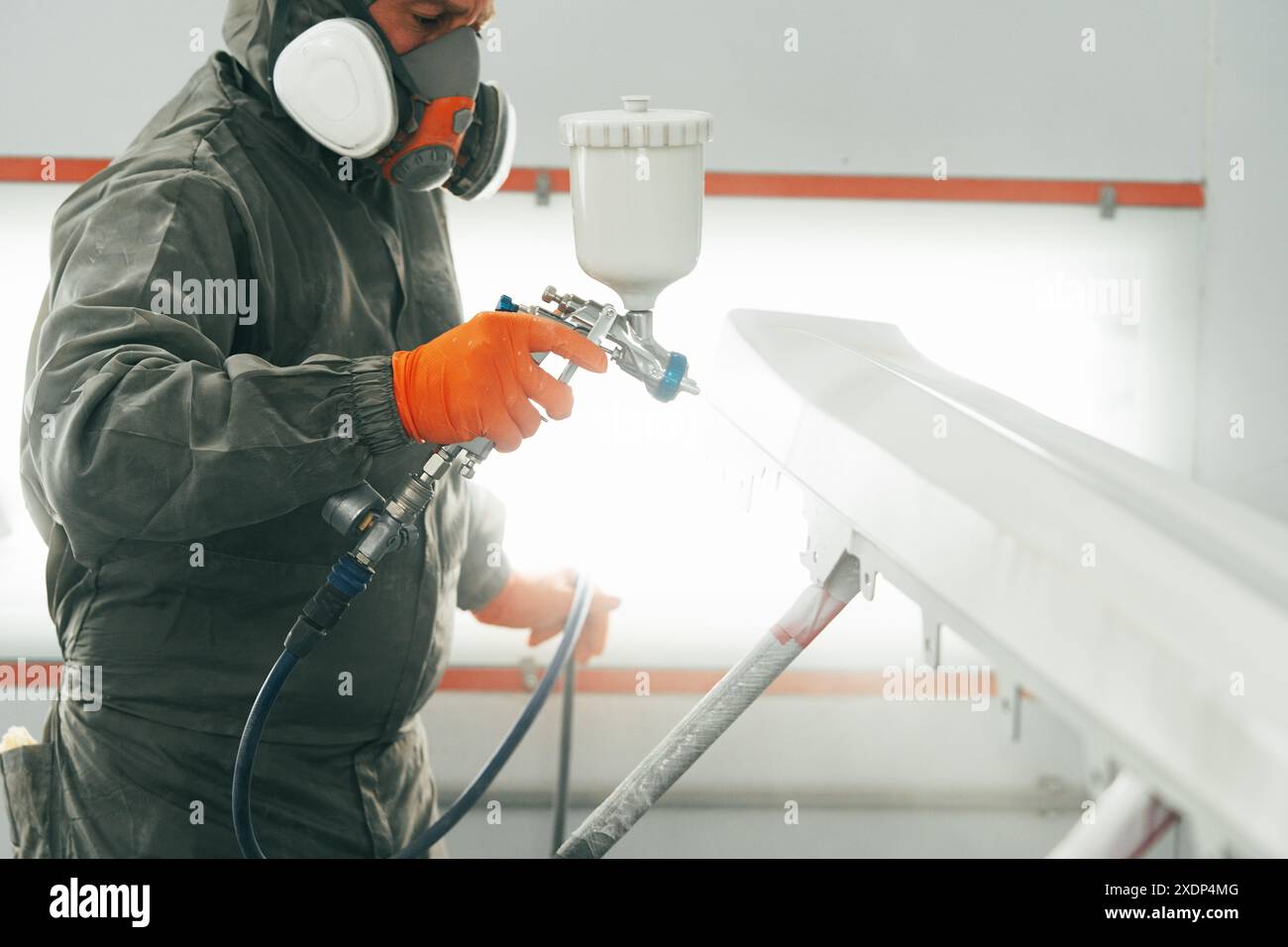Painter in protective suit respirator hi-res stock photography and ...