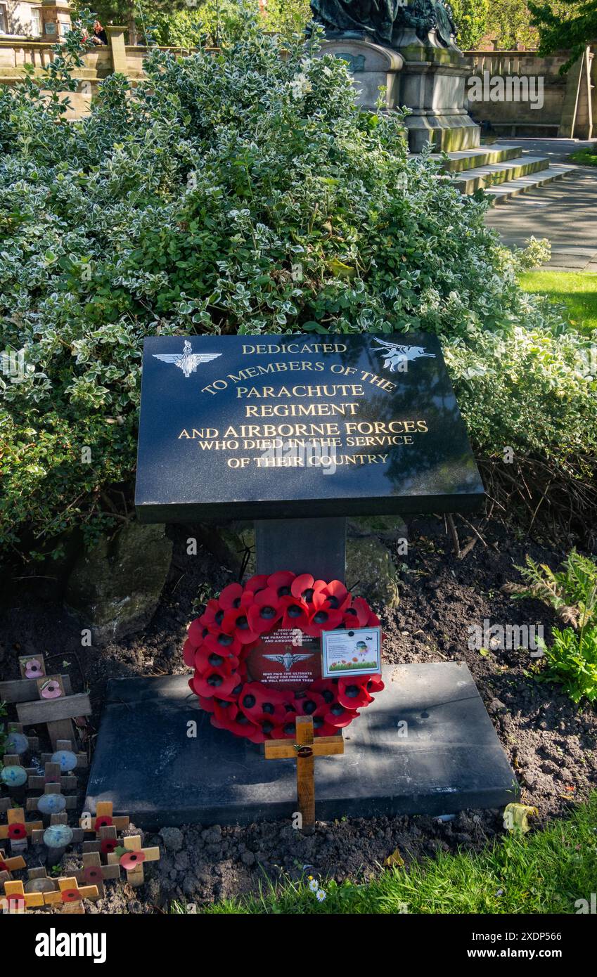Liverpool memorial in St. John's Gardens for fallen members of the ...