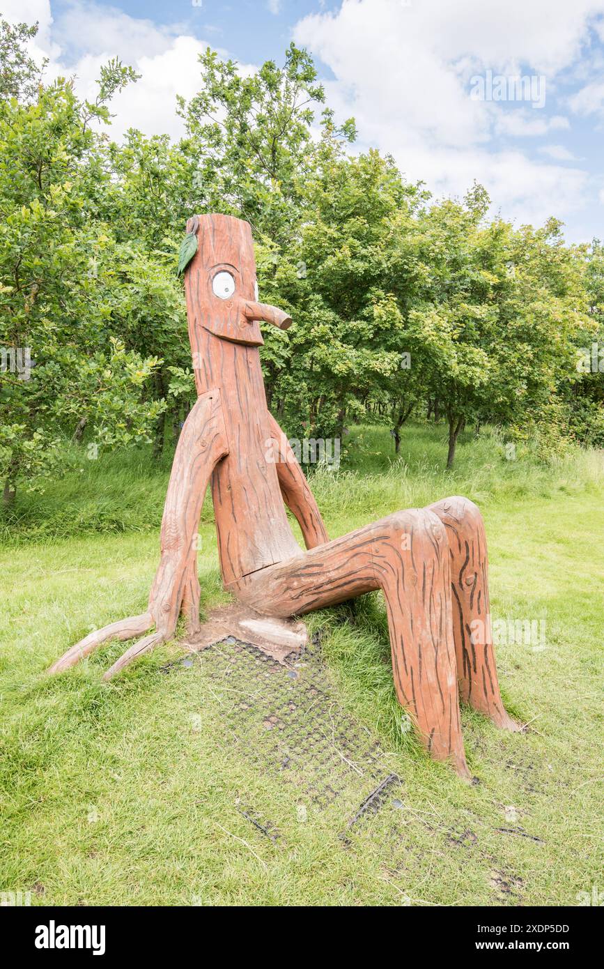 The Stick Man Sculpture at National Memorial Arboretum, Alrewas ...