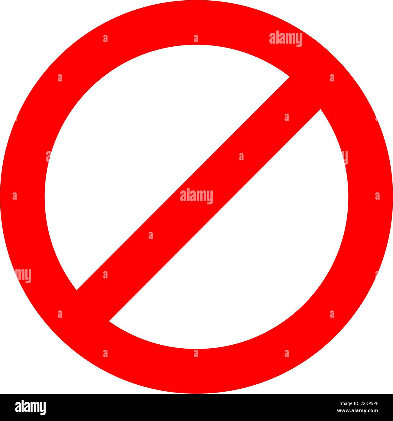 Forbidden sign icon. Vector illustration Stock Vector Image & Art - Alamy