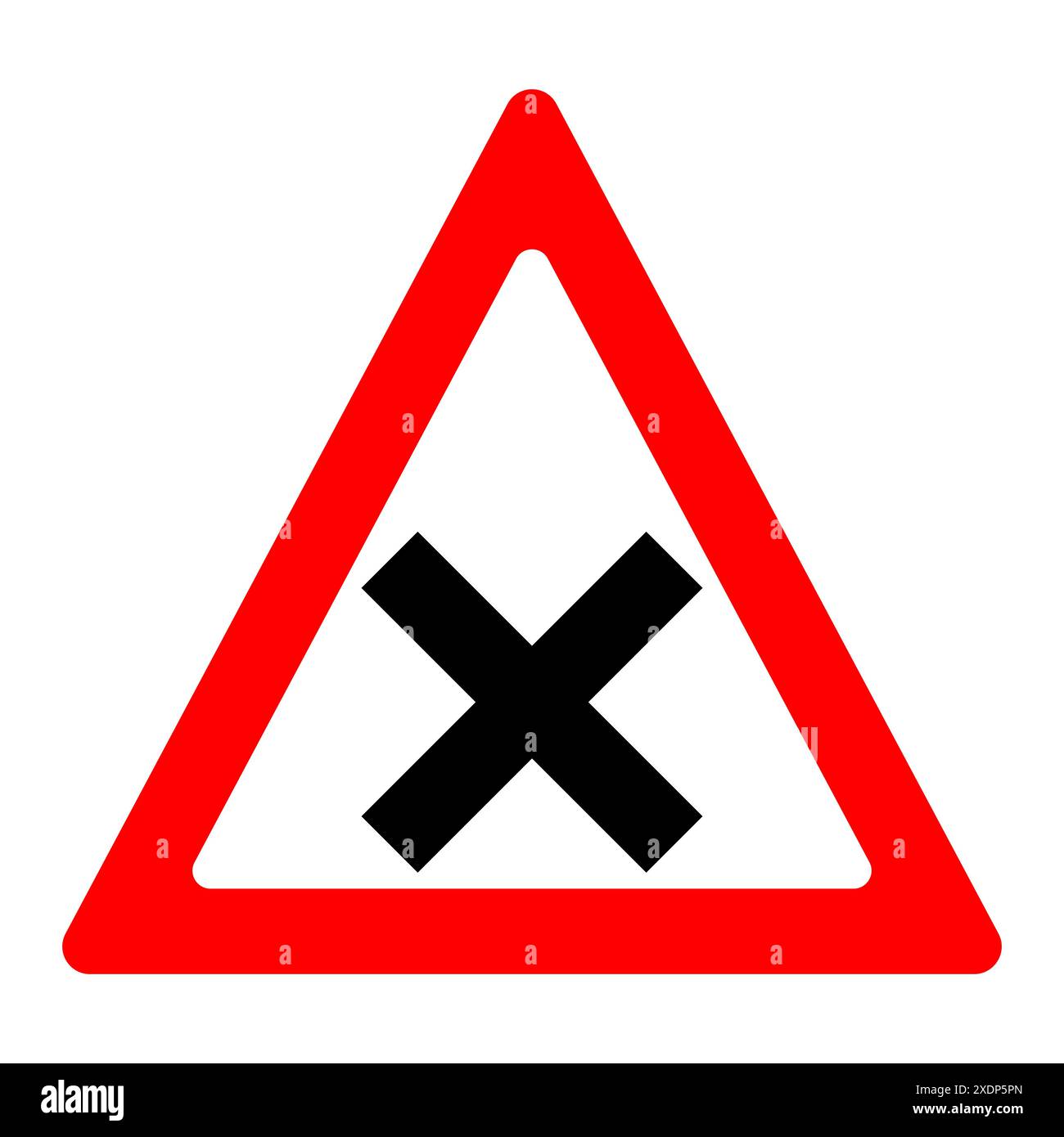 Cross road sign. Vector design Stock Vector Image & Art - Alamy