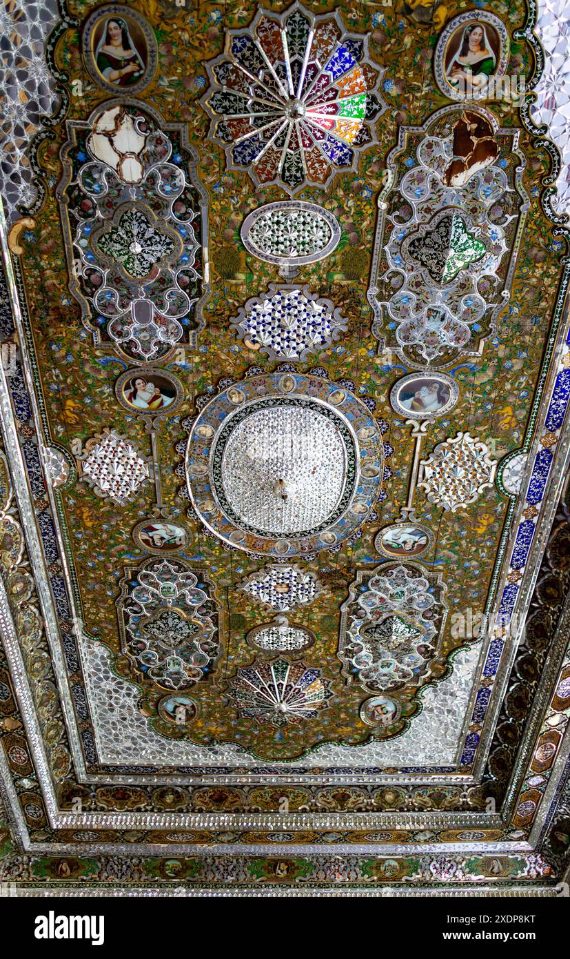 Ceiling decoration of a historic mansion Stock Photo - Alamy