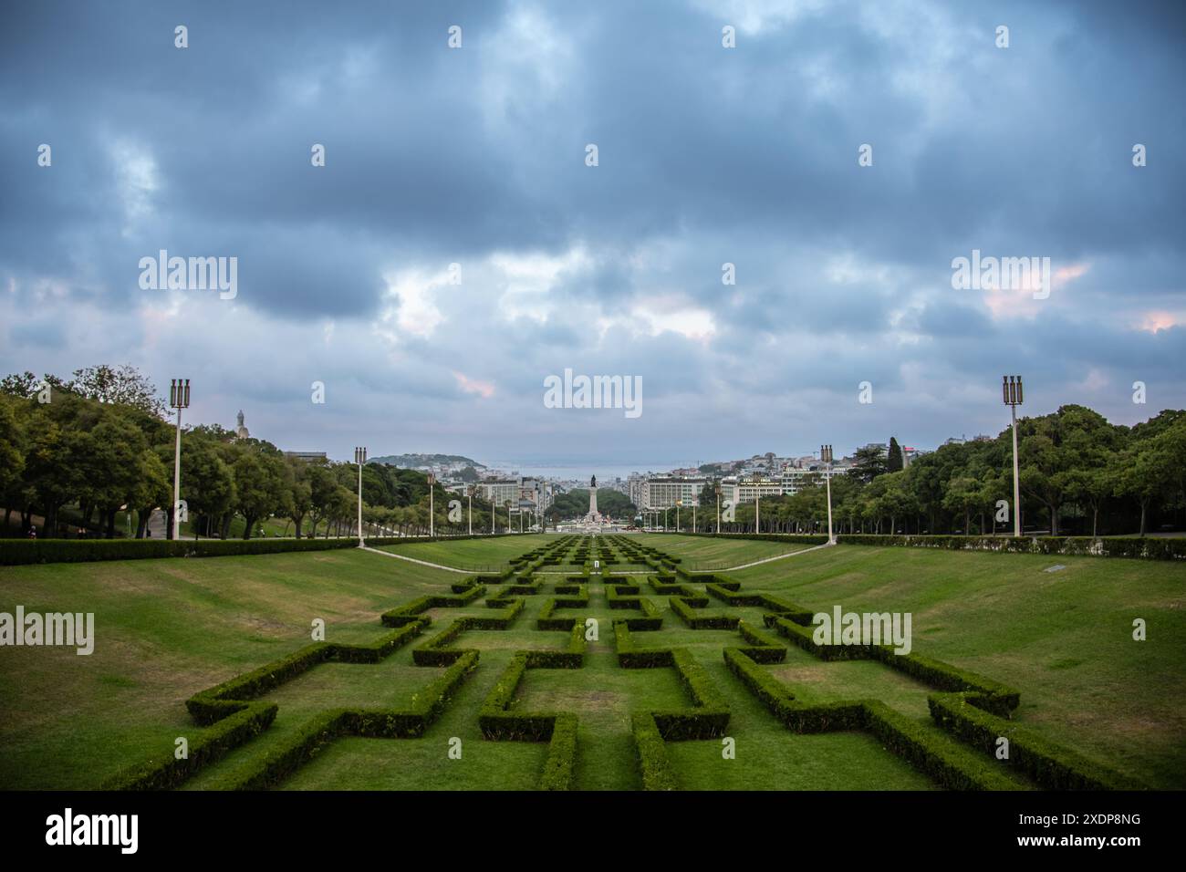 Symmetrical park design hi-res stock photography and images - Alamy