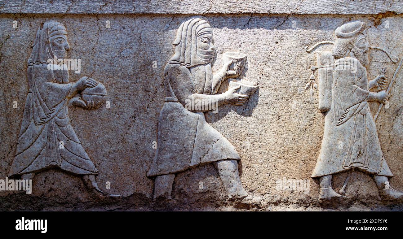 Wall carving of a historic Persian house Stock Photo - Alamy