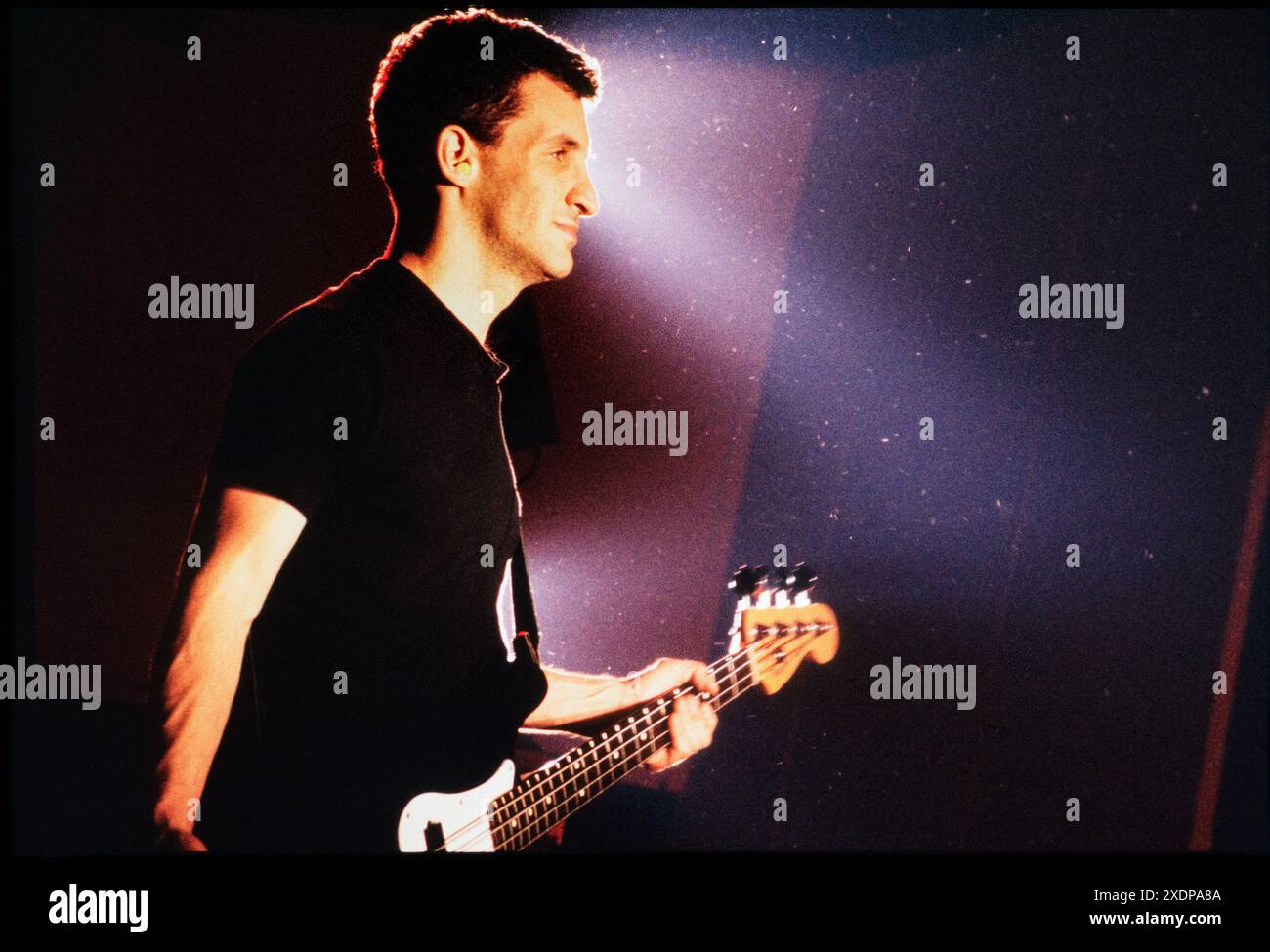 DAVID BARBE, SUGAR, COPPER BLUE TOUR, 1992: Bassist David Barbe from ...