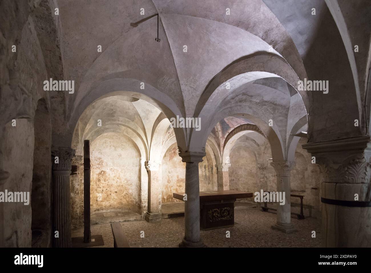 Early Romanesque Cripta di San Filastrio (Crypt of St. Philastrius ...