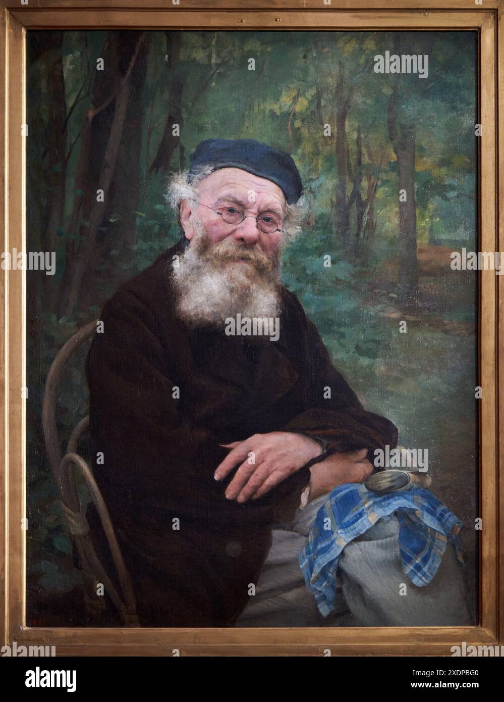 Jules Bastien-Lepage (1848-1884), Portrait du grand-père de l'artiste, 1874, Exhibition at the ...