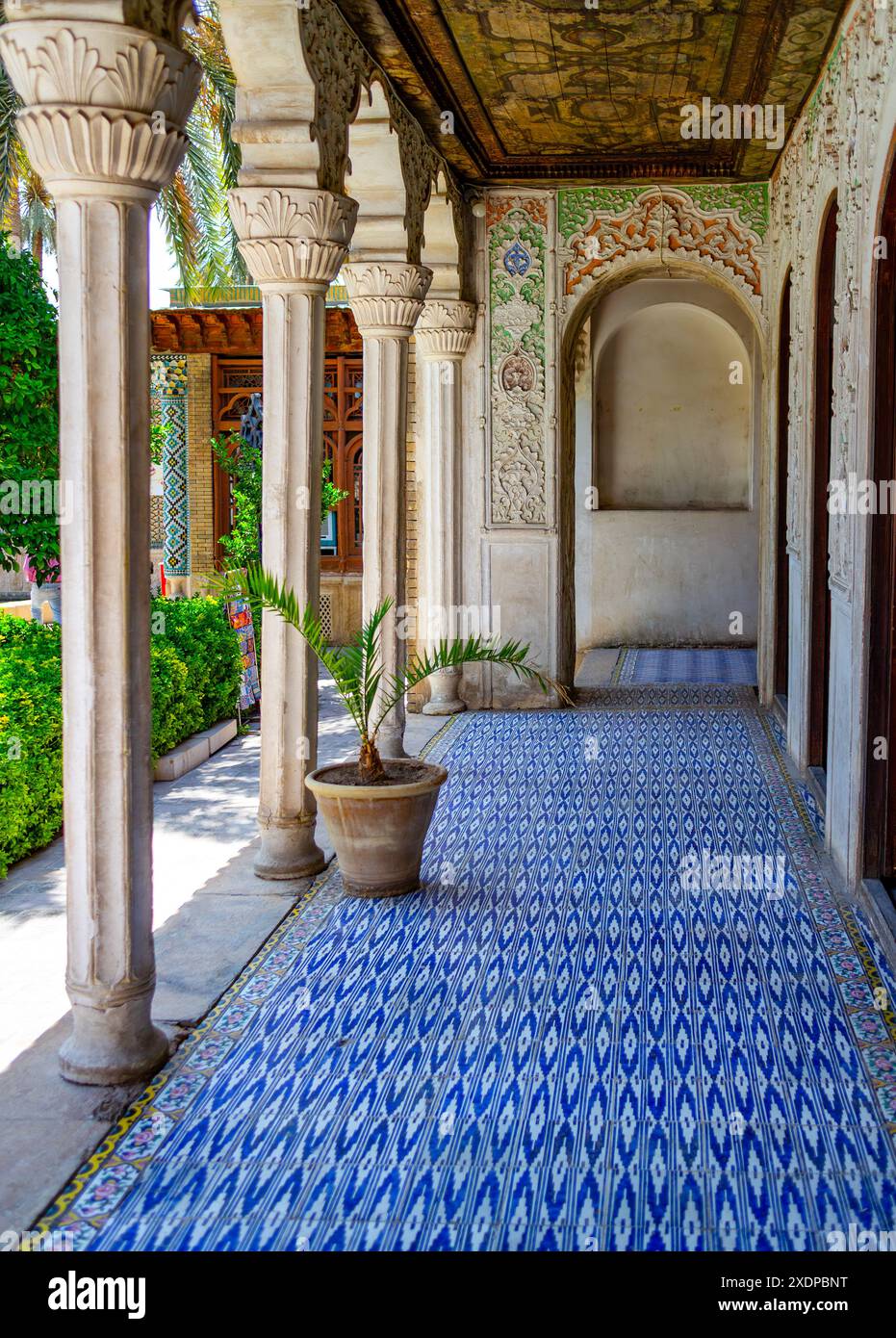 Terrace of a 19th century historic mansion Stock Photo - Alamy