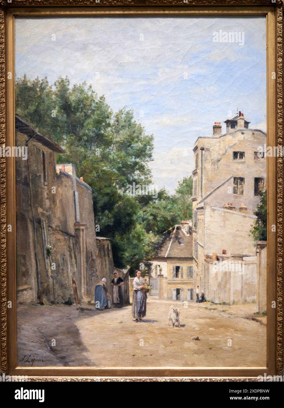 Stanislas Lépine (1835-1892), Montmartre, rue Saint-Vincent, 1873-1878 ...