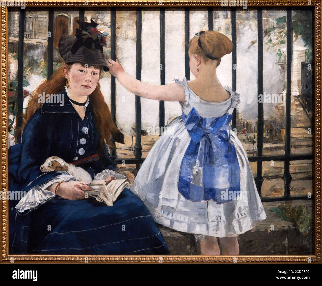 Édouard Manet (1832-1883), Le Chemin de fer, 1873, Exhibition at the ...