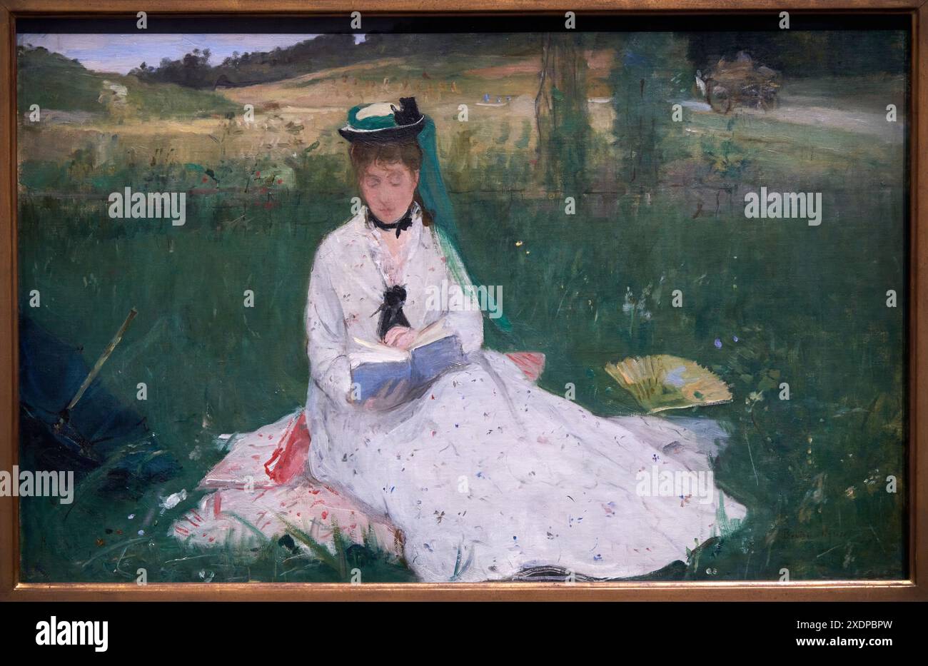 Berthe Morisot (1841-1895), La Lecture, 1873, Exhibition at the museum ...