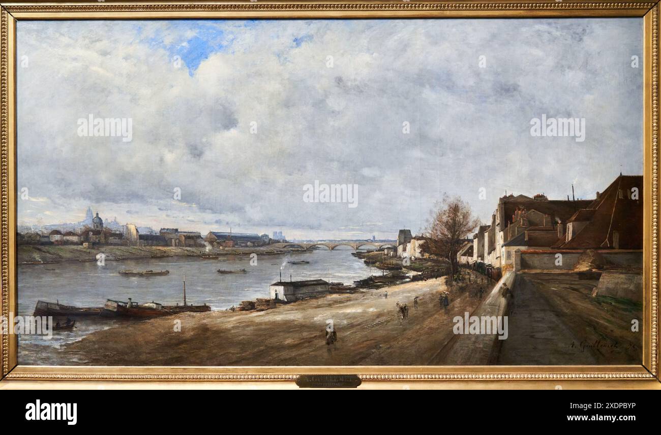 Antoine Guillemet (1841-1918), Bercy en décembre, 1874, Exhibition at ...