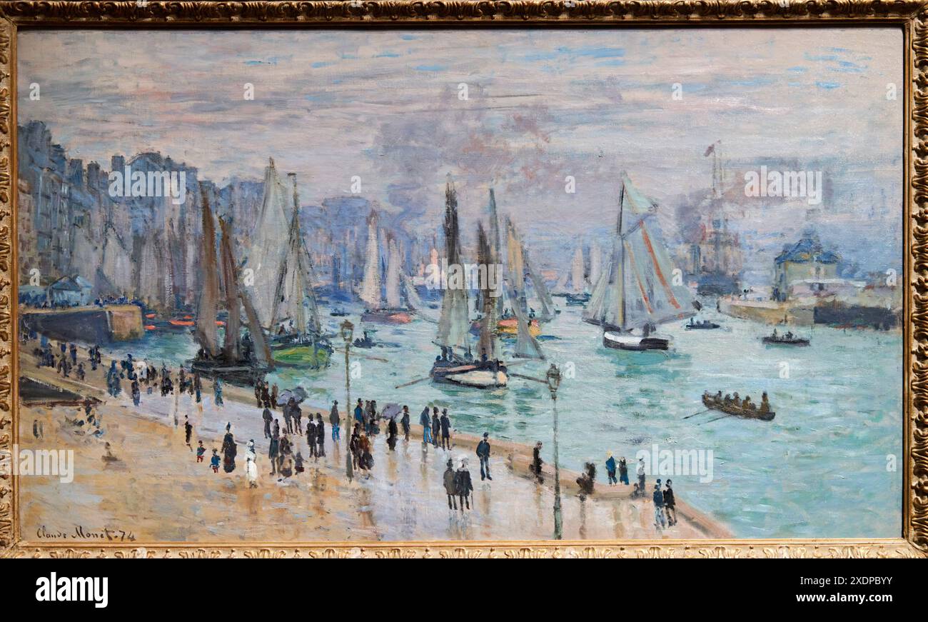 Claude Monet (1840-1926), Le Havre, bateaux de pêche sortant du port ...