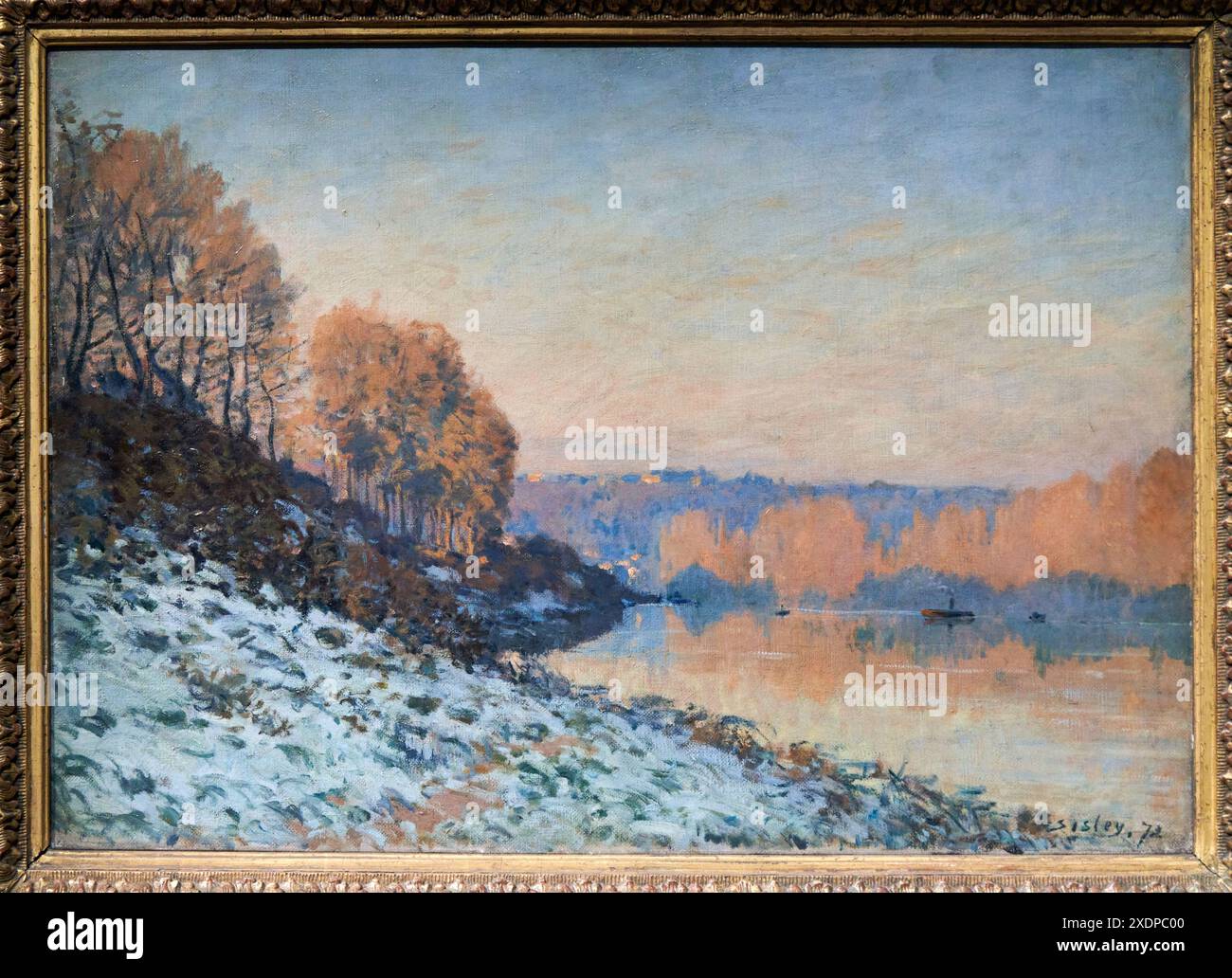 Alfred Sisley (1839-1899), Port-Marly, Gelée blanche, 1872, Exhibition ...