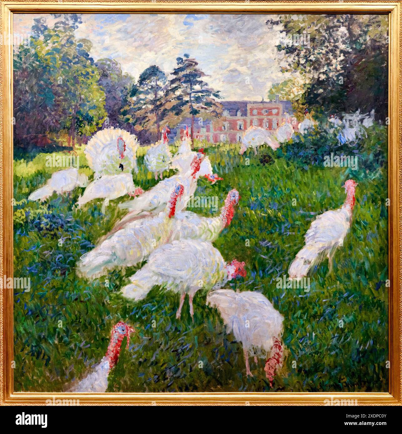 Claude Monet (1840-1926), Les Dindons (décoration non terminée), 1877 ...