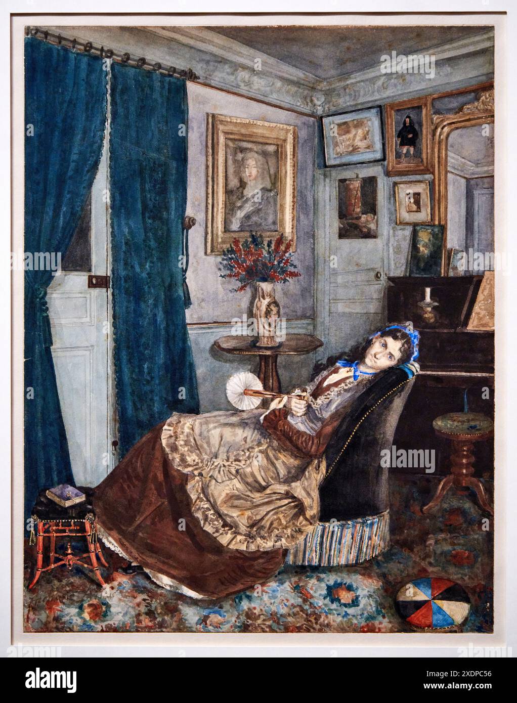 Zacharie Astruc (1835-1907), Intérieur parisien, Vers 1871, Exhibition ...