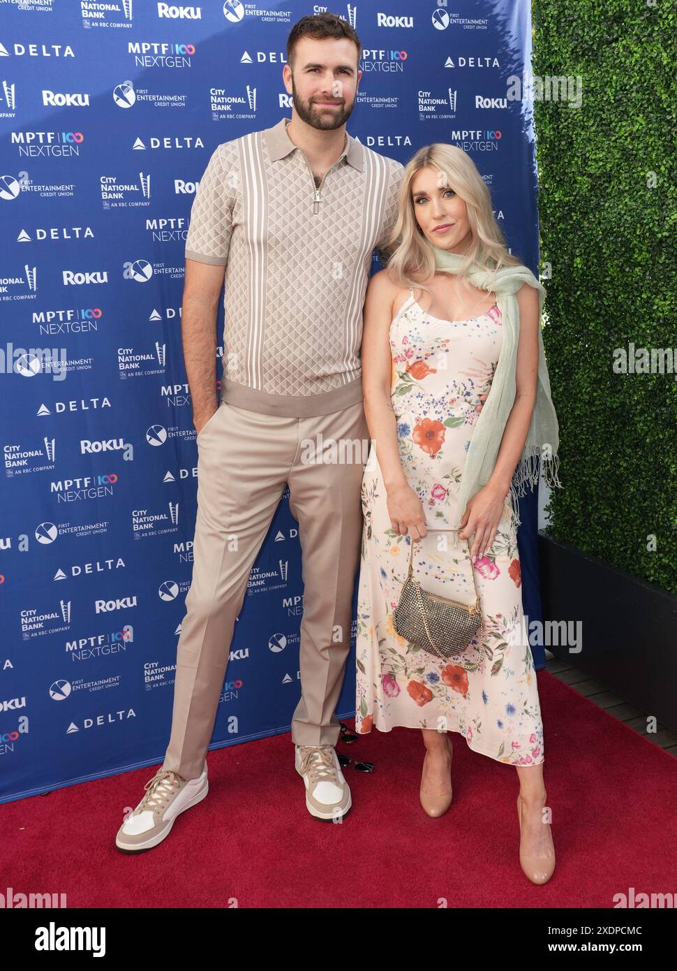 Los Angeles, USA. 23rd June, 2024. (L-R) Ronald Gladden and Elina Celeste at the MPTF NextGen ...