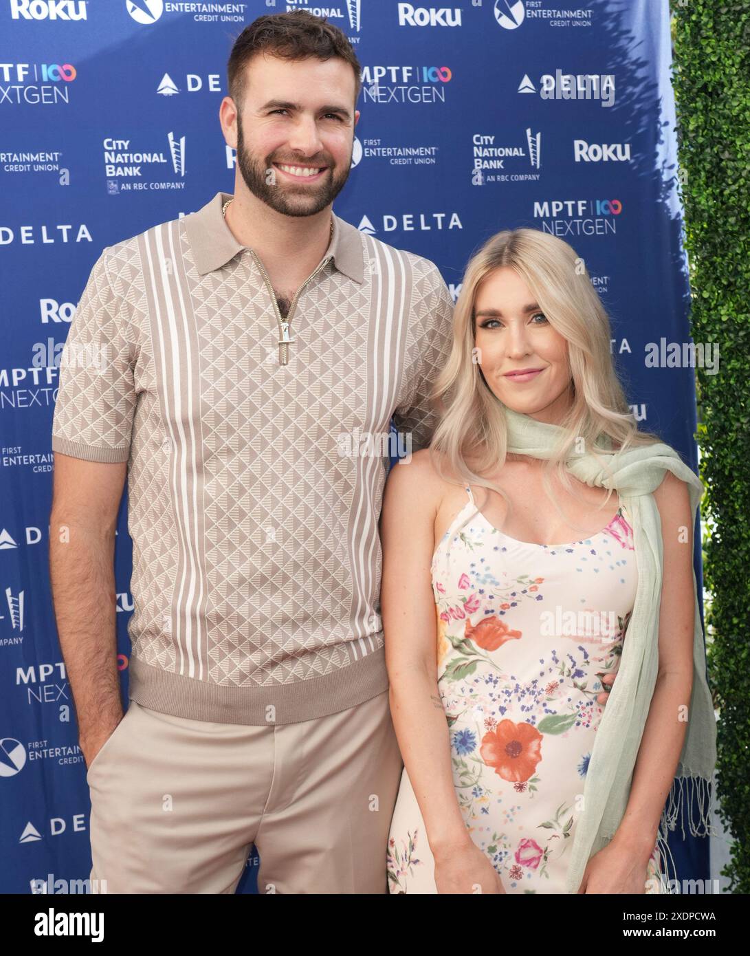 Los Angeles, USA. 23rd June, 2024. (L-R) Ronald Gladden and Elina Celeste at the MPTF NextGen ...