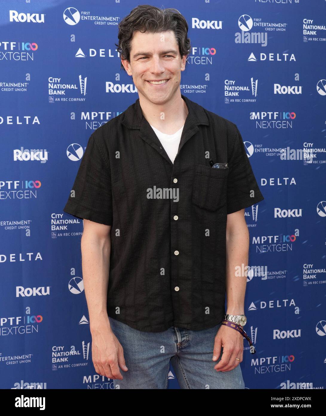 Los Angeles, USA. 23rd June, 2024. Max Greenfield arrives at the MPTF ...