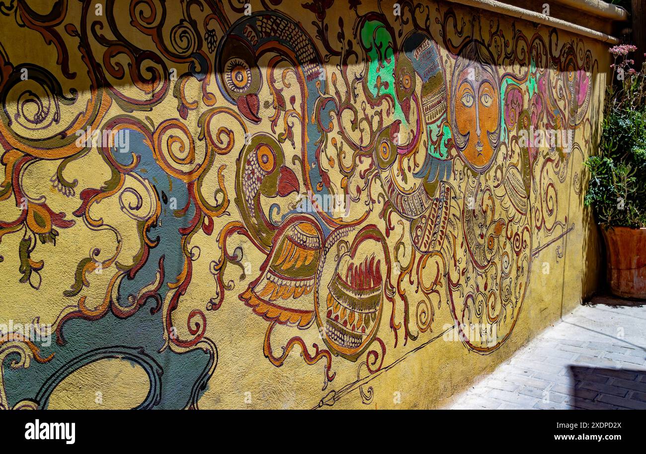 Traditional wall painting Stock Photo - Alamy