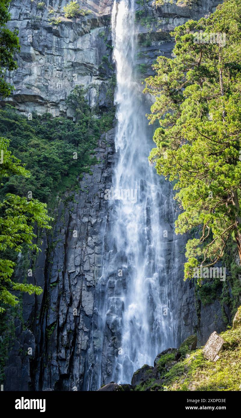 View with Nachi Waterfall located in Nachikatsuura, Wakayama, Japan ...