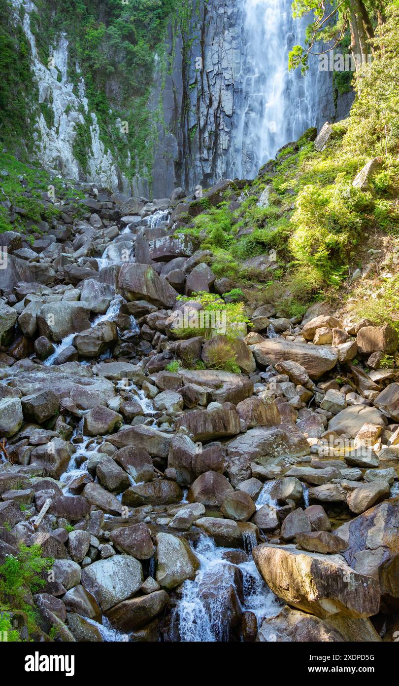 View with Nachi Waterfall located in Nachikatsuura, Wakayama, Japan ...