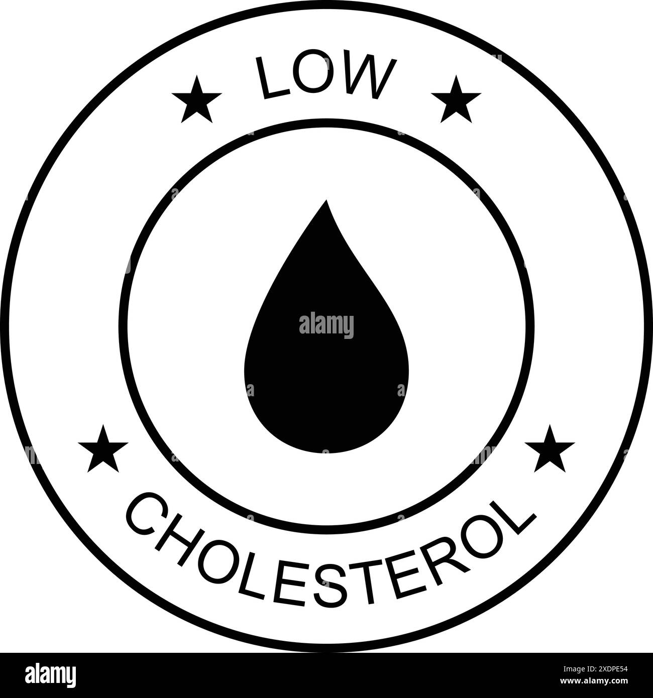 low cholesterol icon design template Stock Vector Image & Art - Alamy