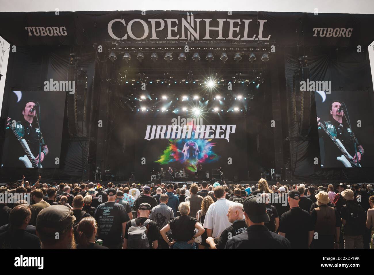 Copenhagen, Denmark. 21st, June 2024. The English rock band Uriah Heep ...