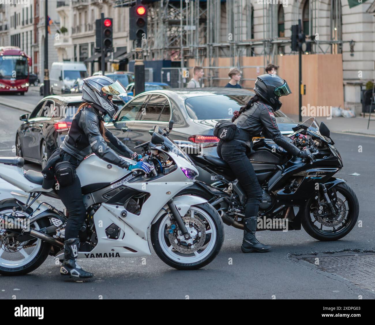 Biker girls hi-res stock photography and images - Alamy