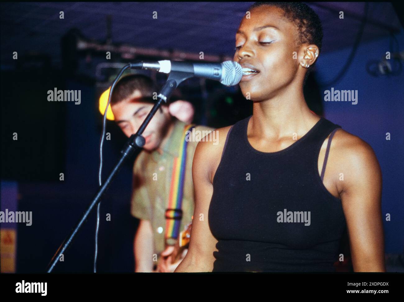 SKYE EDWARDS, MORCHEEBA, YOUNG, 1996: Skye Edwards of band MORCHEEBA ...