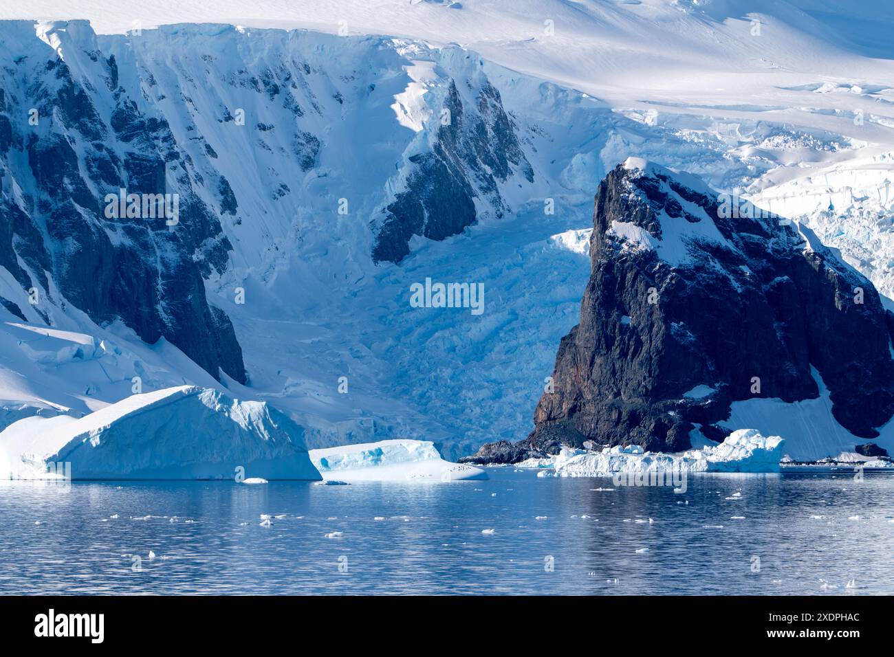 Antarctica mountains and sea. South Pole. Antarctica landscape Stock ...