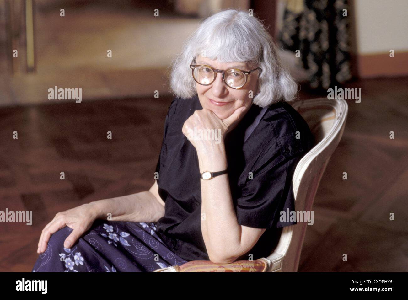 Cynthia OZICK - Date : 20050601 ©John Foley/Opale.photo Stock Photo - Alamy
