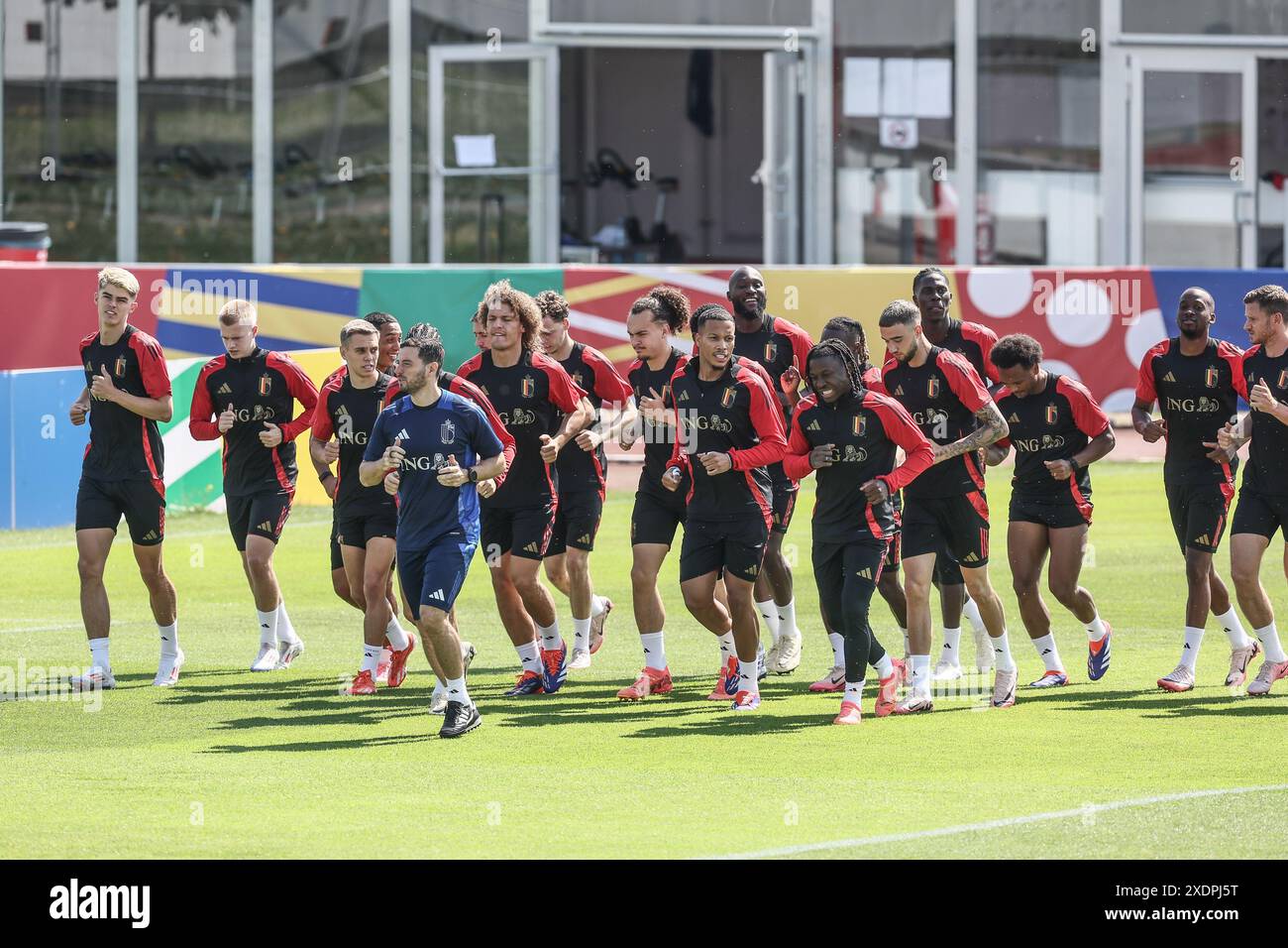 Freiberg, Germany. 24th June, 2024. Red Devils pictured during a ...