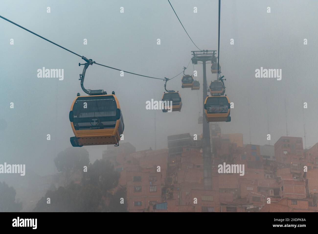 La Paz Cable Car, Mi Teleferico in Bolivia Stock Photo - Alamy