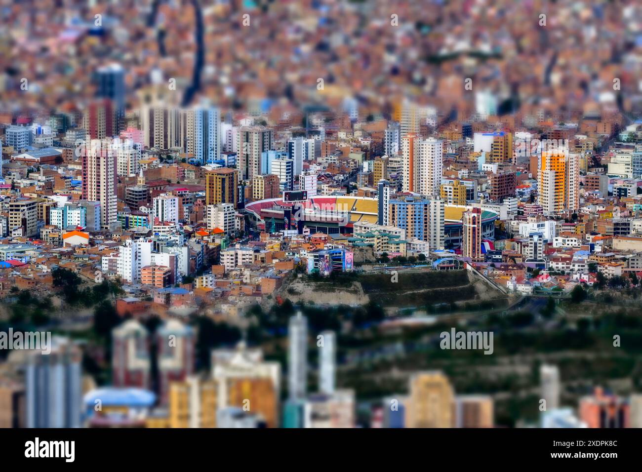 Hernando Siles Stadium of La Paz Bolivia Stock Photo - Alamy